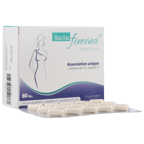 Bacilac Femina | 60 gélules | PharmaMarket