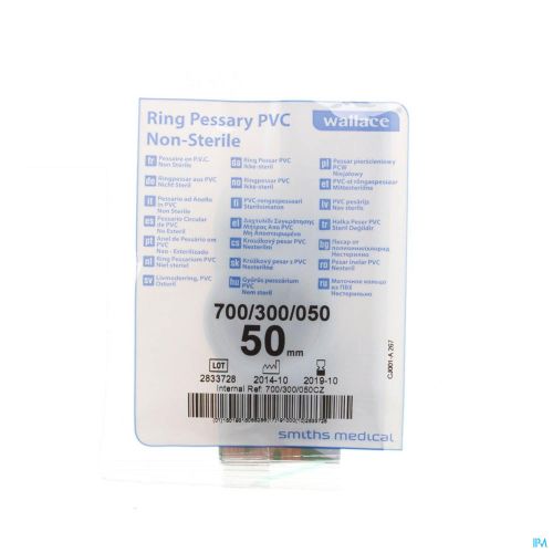 Smiths Medical Wallace Ring Pessarium PVC 50 mm | 1 stuk | PharmaMarket