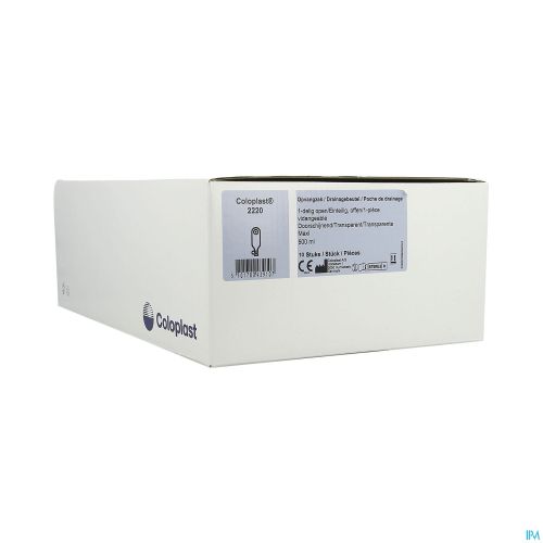 Coloplast Sachet Vidable Maxi 500 ml (2220) | 10 pièces | PharmaMarket